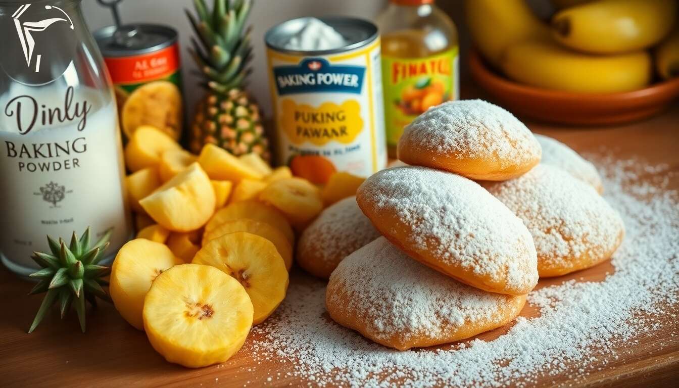 Recette de pâte à beignets : pommes, banane et ananas