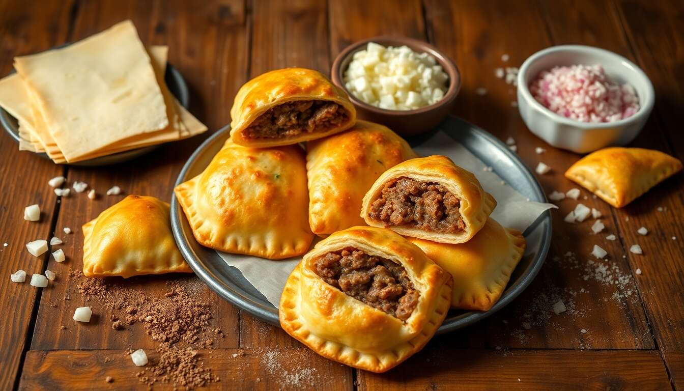 Recette de petits friands à la viande : facile et savoureuse