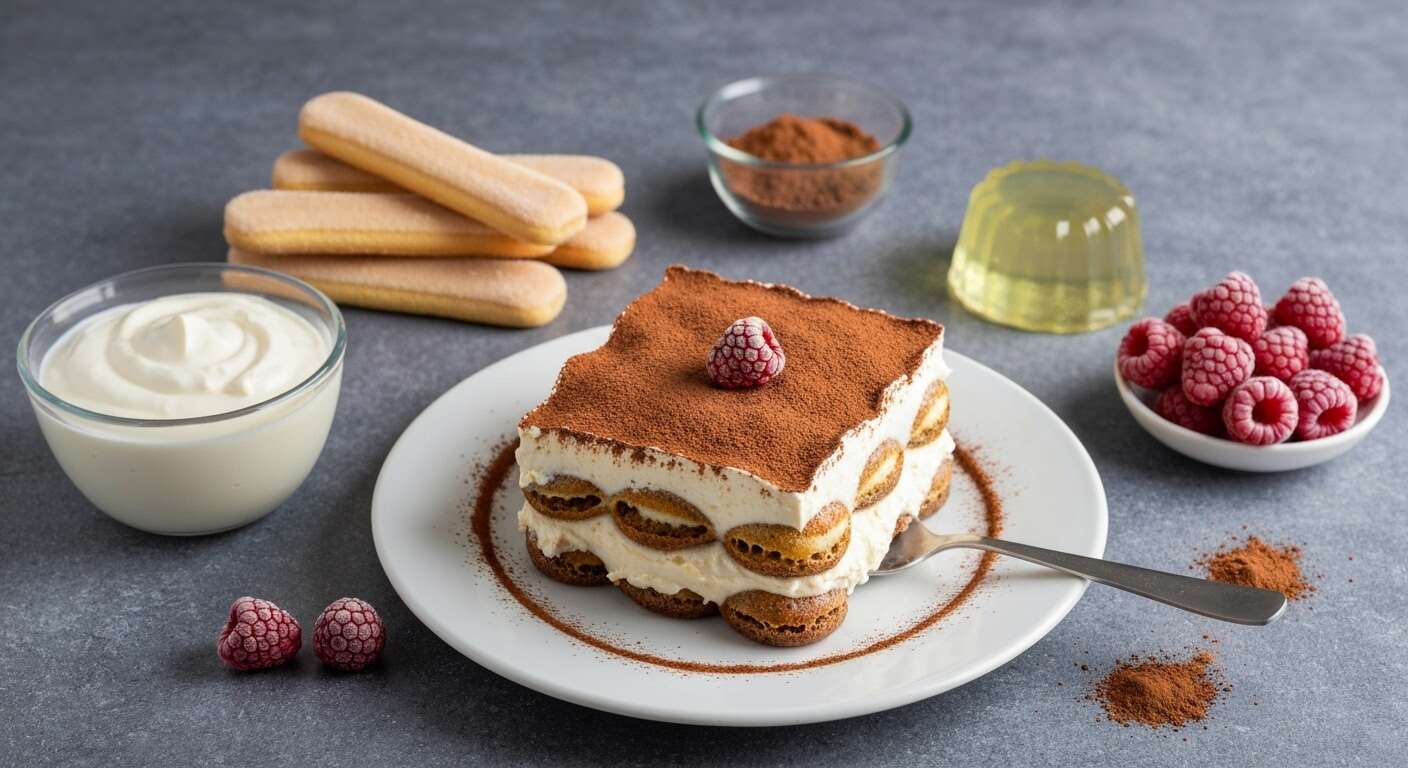 Tiramisu framboises et vodka : recette épicée savoureuse