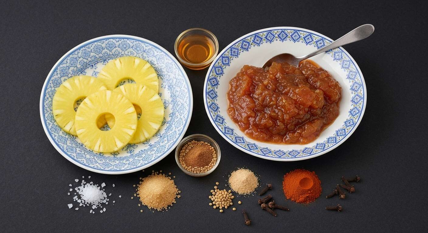 Chutney d'ananas aux épices indiennes : recette exotique et savoureuse